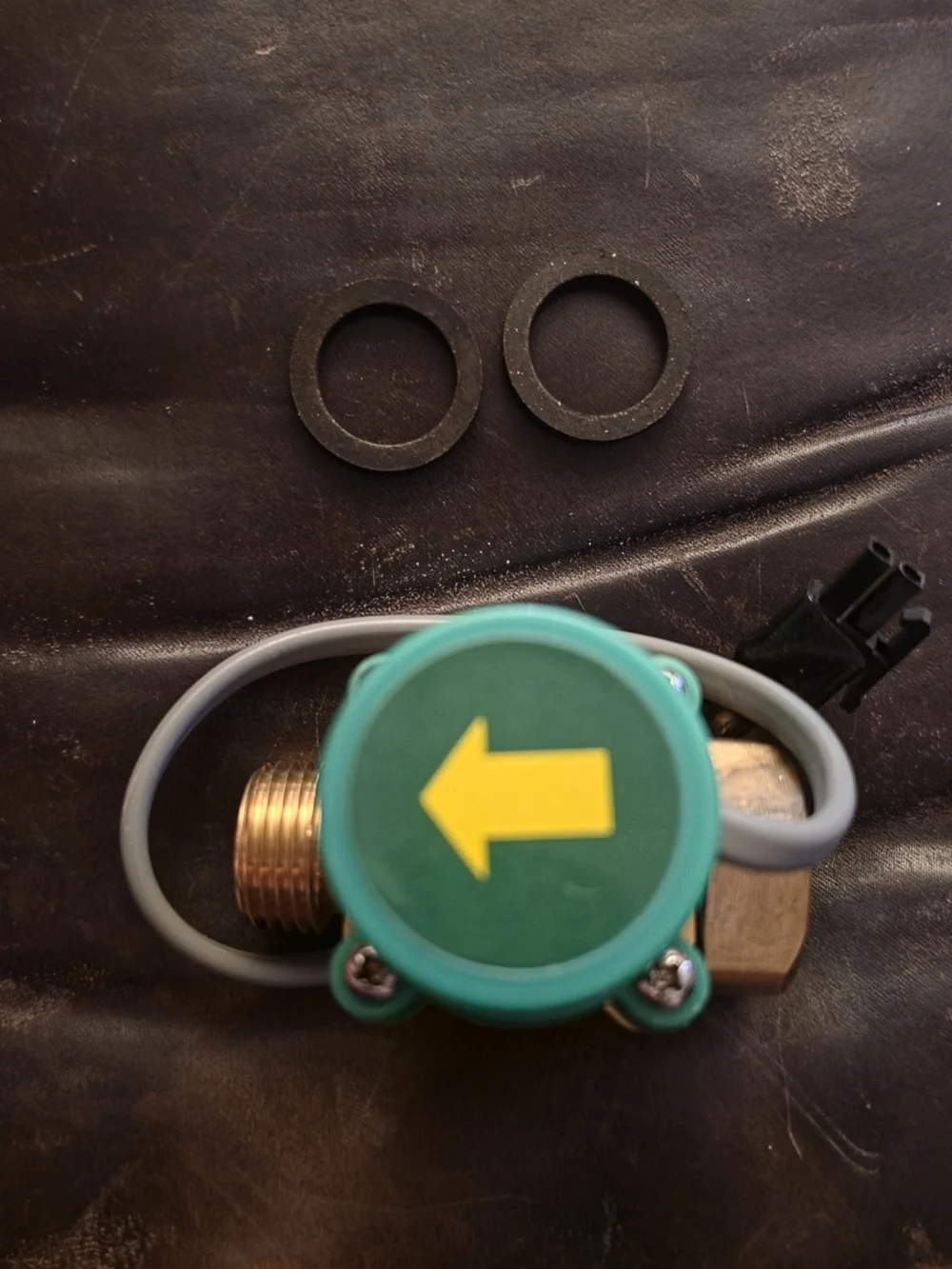unknown brand | Bath | Green Brass Water Flow Sensor With Arrow ...